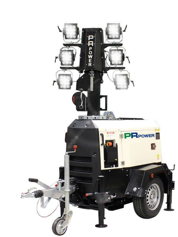 LED Lighting Towers for Rent or Sale Australia | PR Power
