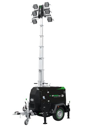 Hybrid Lithium Light Tower | T-ZERO Sustainability | PR Power